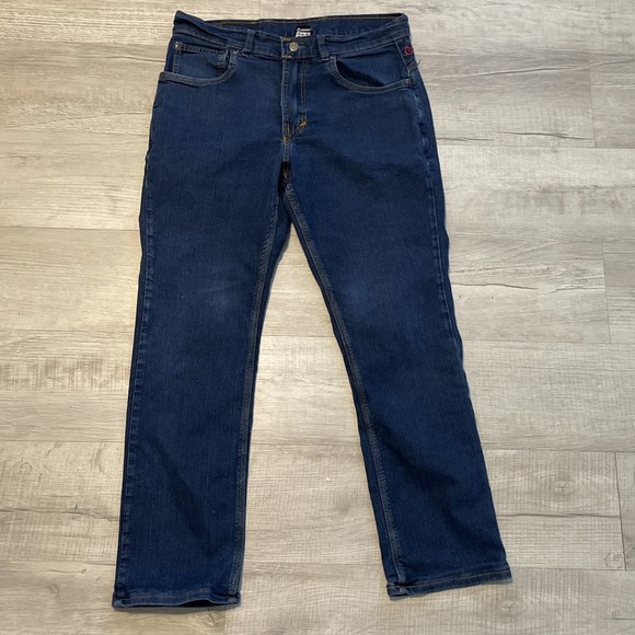 Origins | Jeans | Origin Jeans Mens 34x3 Straight Dark Blue D68 Stretch ...